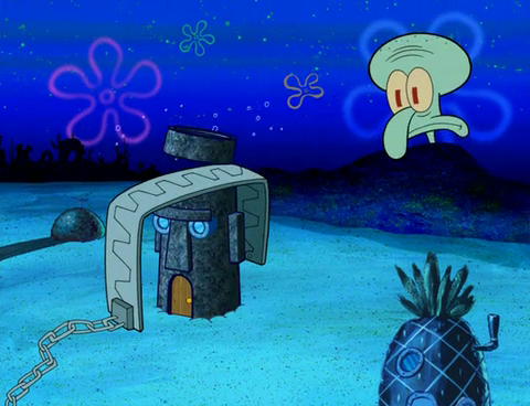 SpongeBuddy Mania - SpongeBob Episode - Giant Squidward