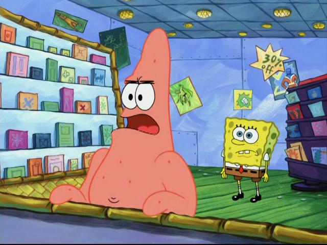 SpongeBuddy Mania - SpongeBob Episode - The Card