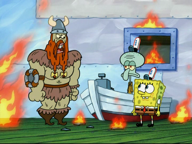 SpongeBuddy Mania - SpongeBob Episode - Dear Vikings