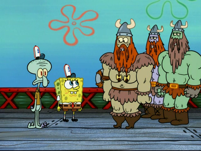 SpongeBuddy Mania - SpongeBob Episode - Dear Vikings