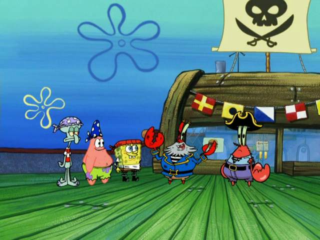 SpongeBuddy Mania - SpongeBob Episode - Grandpappy the Pirate