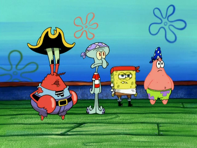 SpongeBuddy Mania - SpongeBob Episode - Grandpappy the Pirate