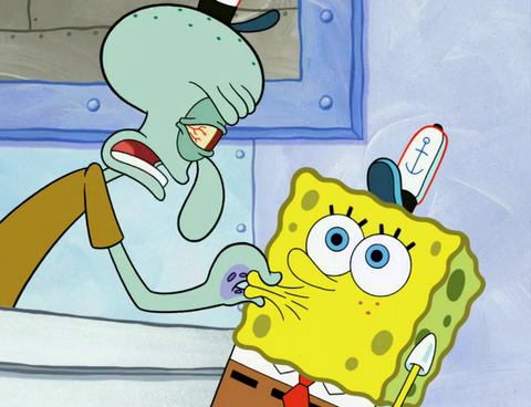 SpongeBuddy Mania - SpongeBob Episode - Squid's Visit