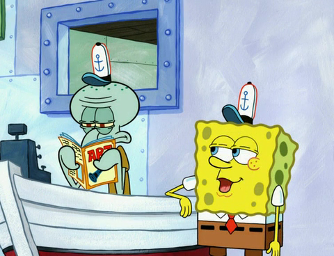 SpongeBuddy Mania - SpongeBob Episode - Squid's Visit