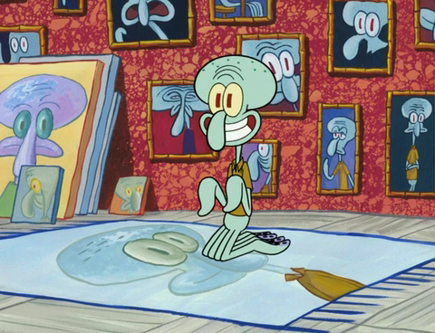 SpongeBuddy Mania - SpongeBob Episode - Squid's Visit