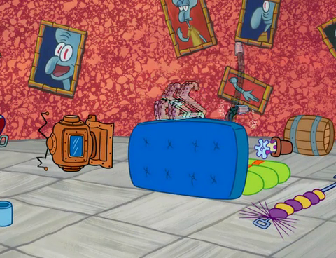 SpongeBuddy Mania - SpongeBob Episode - Squid's Visit