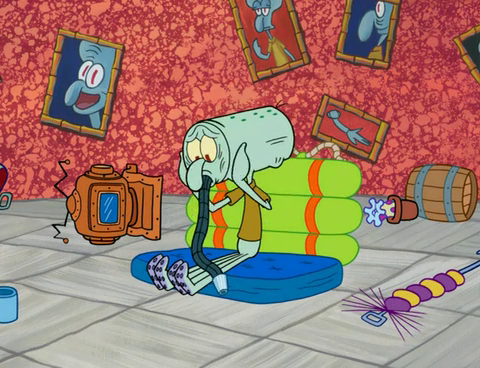 SpongeBuddy Mania - SpongeBob Episode - Squid's Visit