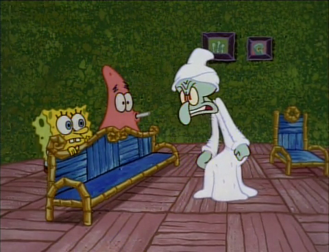 SpongeBuddy Mania - SpongeBob Episode - Squidward the Unfriendly Ghost