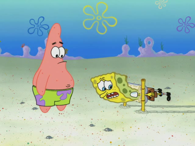 SpongeBuddy Mania - SpongeBob Episode - Stuck in the Wringer