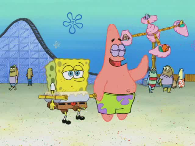 SpongeBuddy Mania - SpongeBob Episode - Stuck in the Wringer