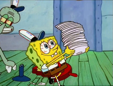 SpongeBuddy Mania - SpongeBob Episode - Employee of the Month