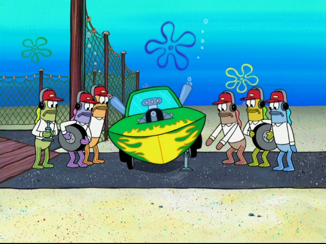 SpongeBuddy Mania - SpongeBob Episode - The Hot Shot