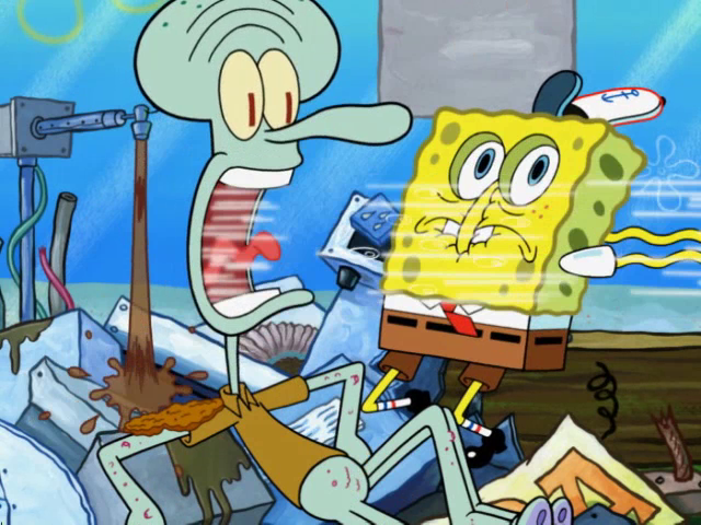 SpongeBuddy Mania - SpongeBob Episode - Restraining SpongeBob