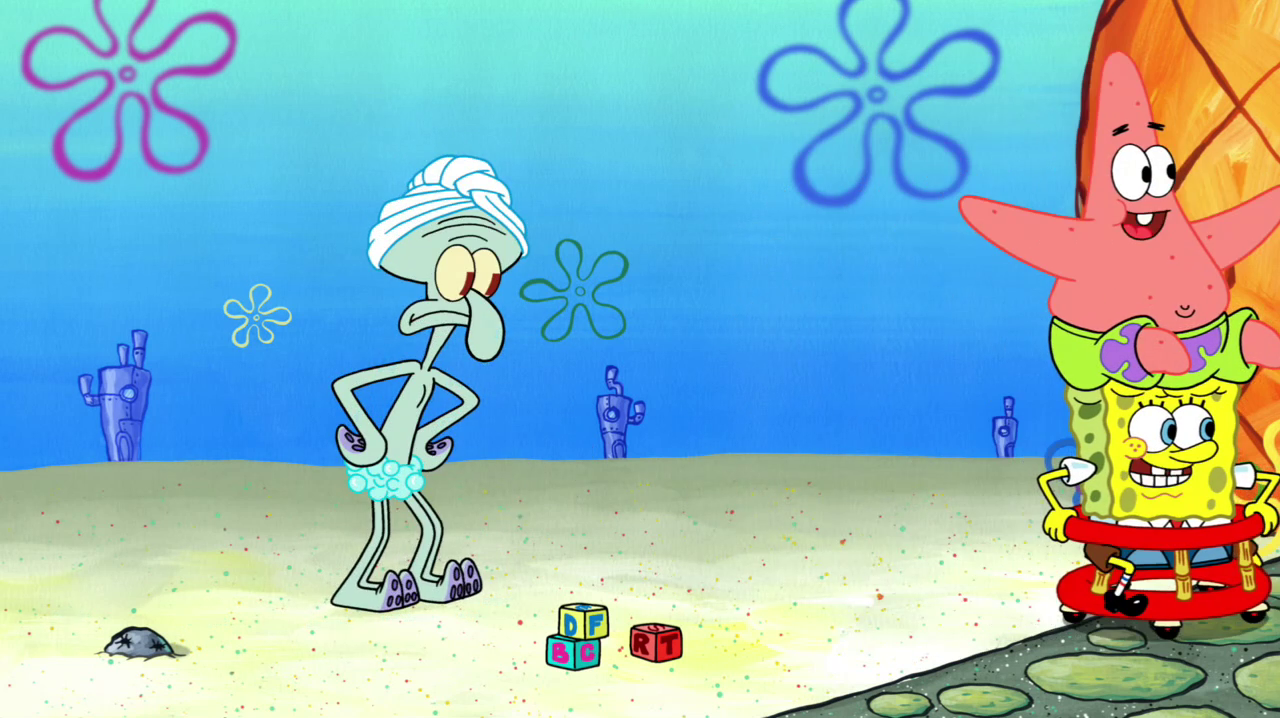 SpongeBuddy Mania - SpongeBob Episode - Squid Baby