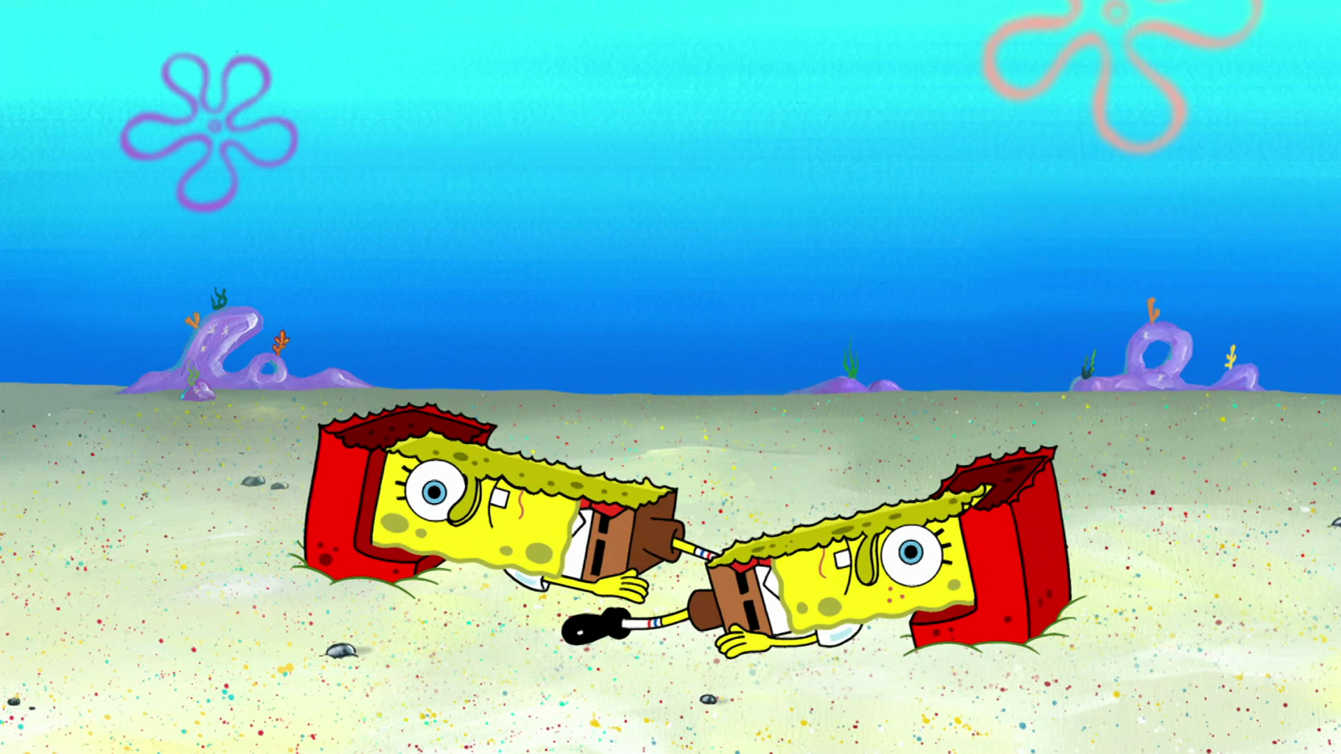 SpongeBuddy Mania - SpongeBob Episode - Squid Defense