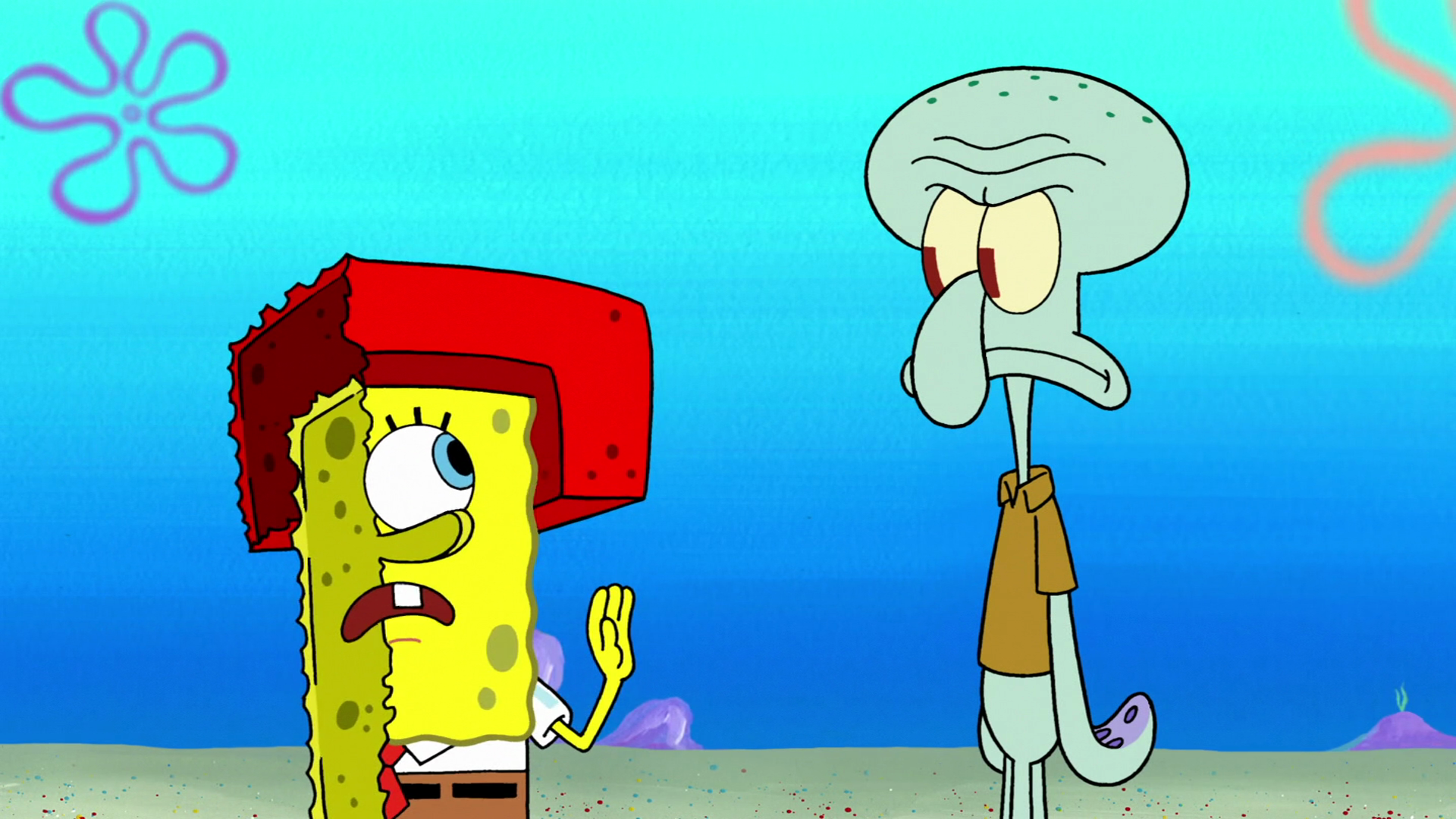 SpongeBuddy Mania - SpongeBob Episode - Squid Defense