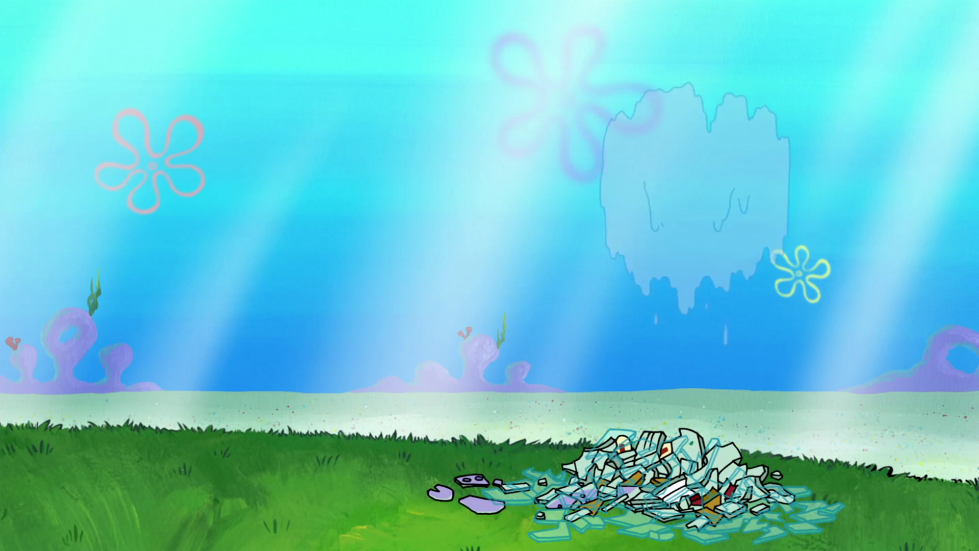 SpongeBuddy Mania - SpongeBob Episode - Squid Defense