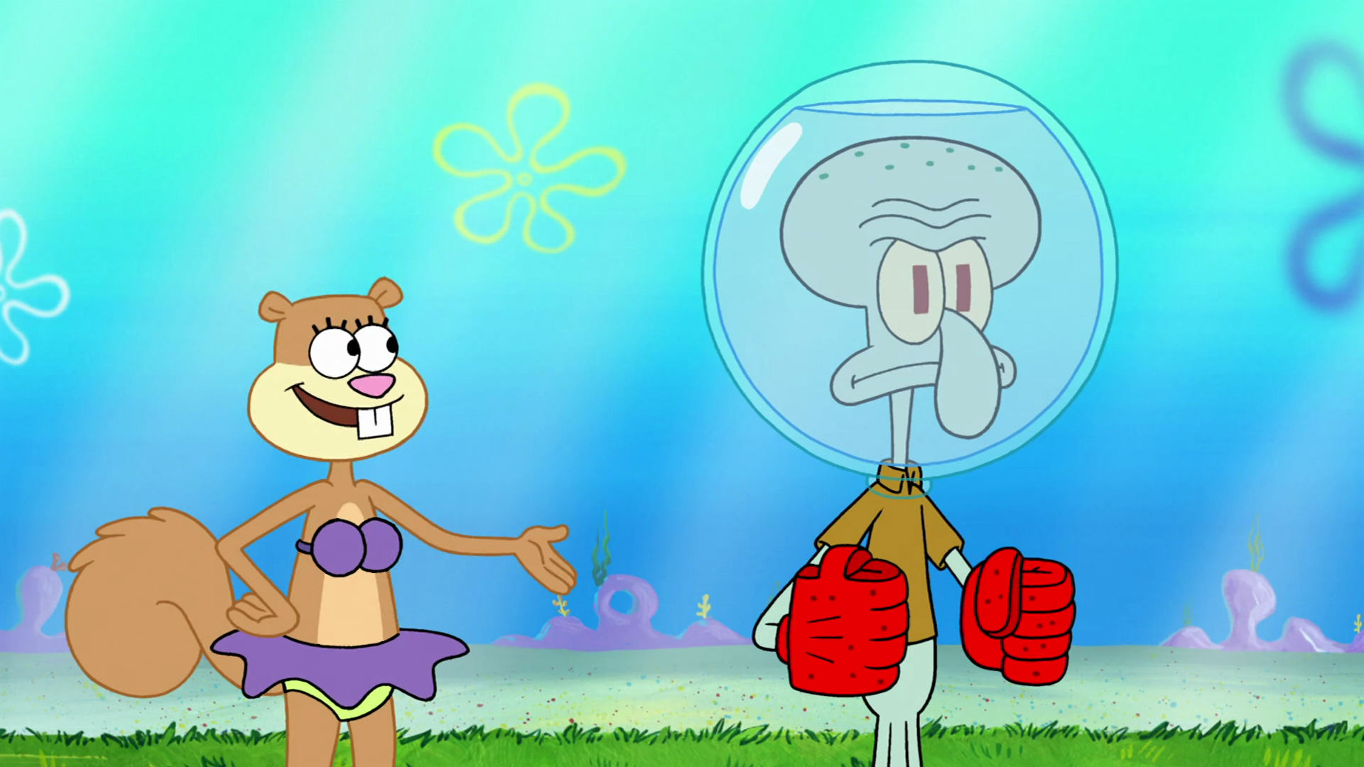 SpongeBuddy Mania - SpongeBob Episode - Squid Defense