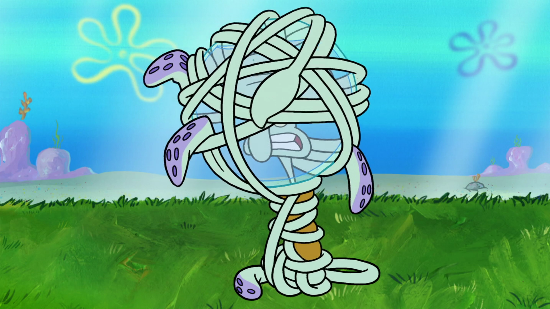 SpongeBuddy Mania - SpongeBob Episode - Squid Defense