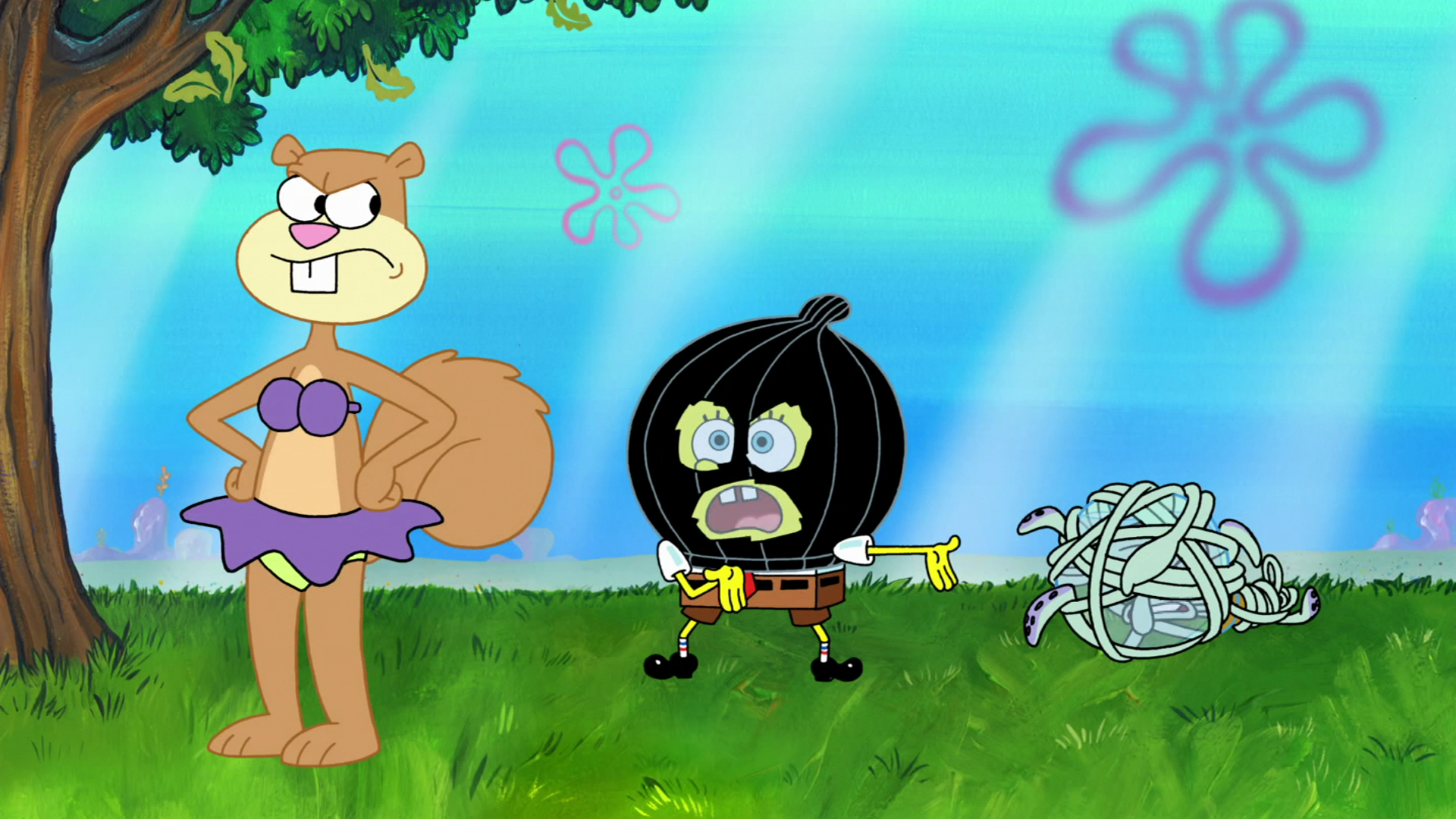 SpongeBuddy Mania - SpongeBob Episode - Squid Defense