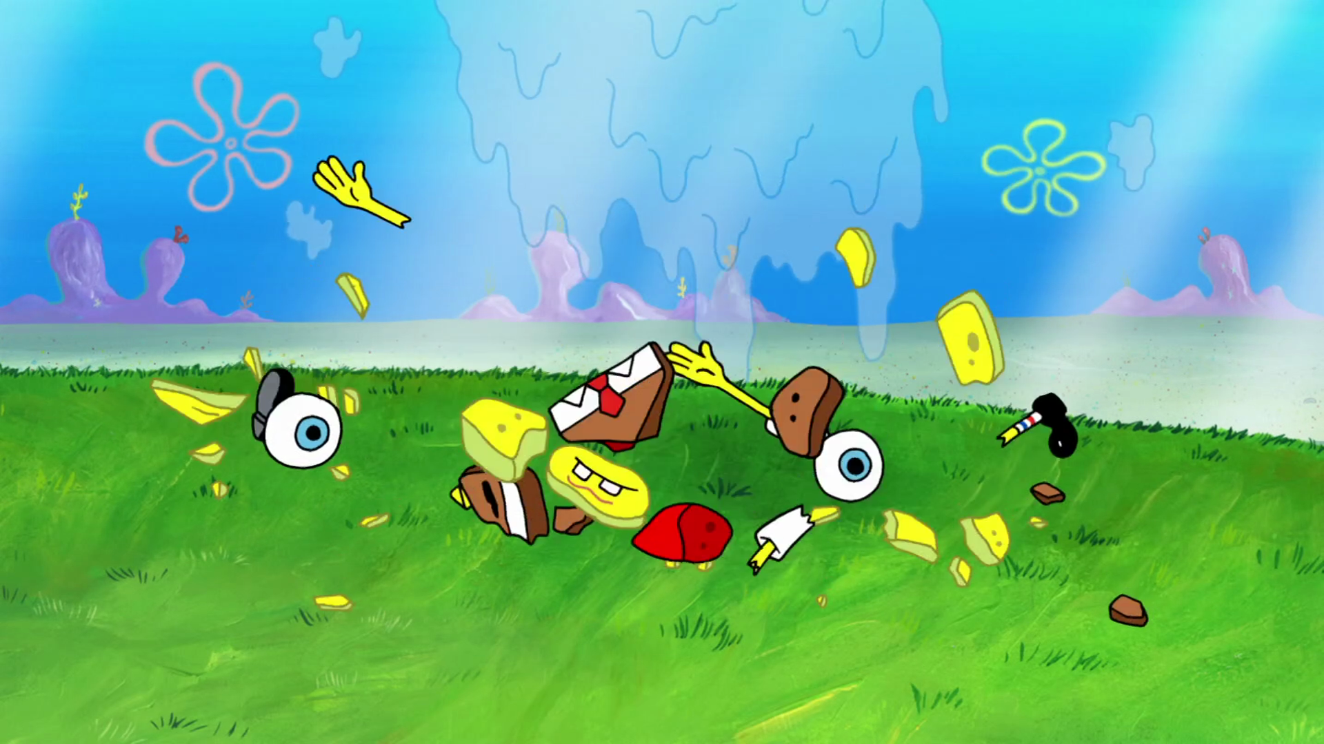 SpongeBuddy Mania - SpongeBob Episode - Squid Defense