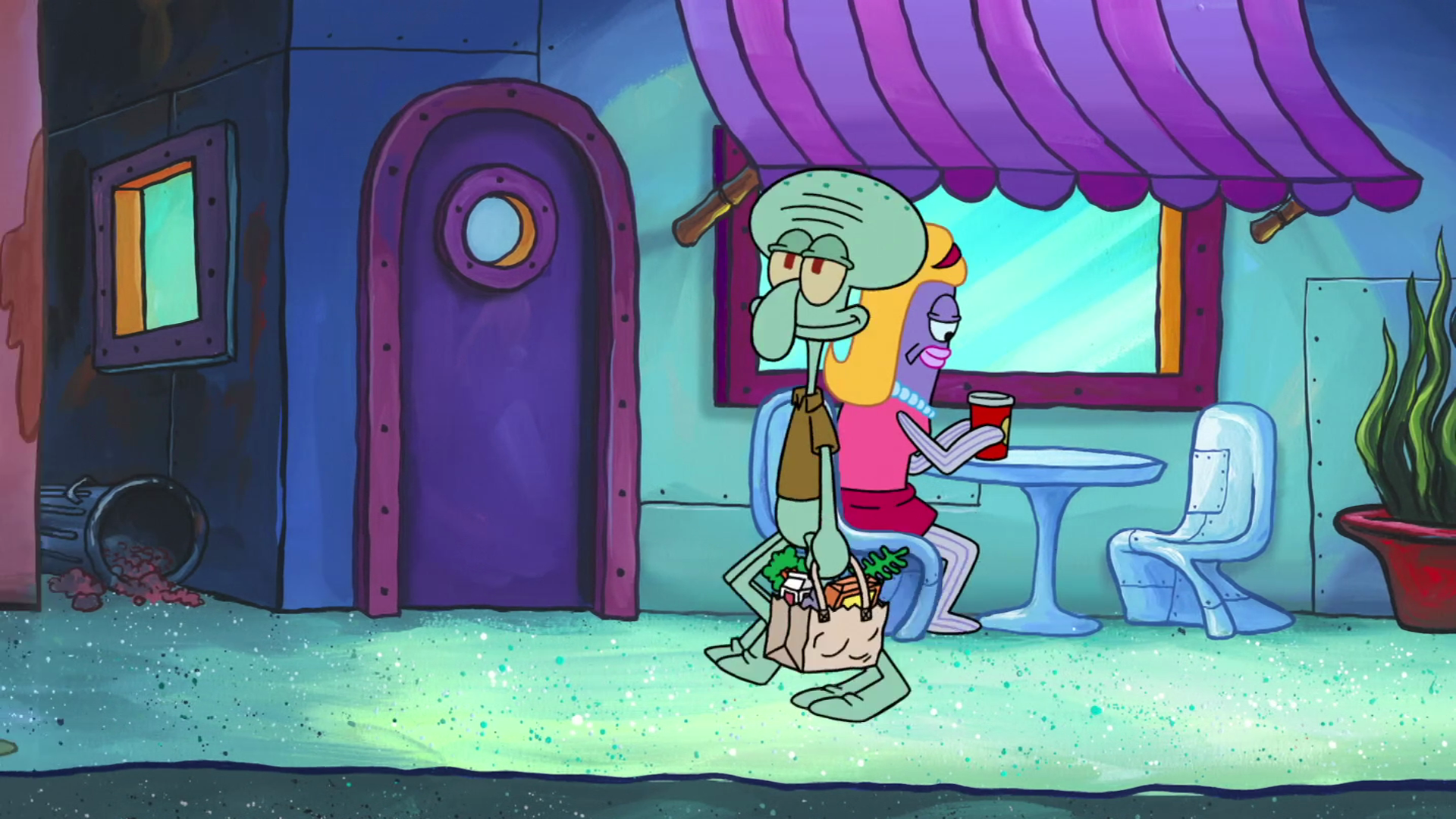 SpongeBuddy Mania - SpongeBob Episode - Squid Defense