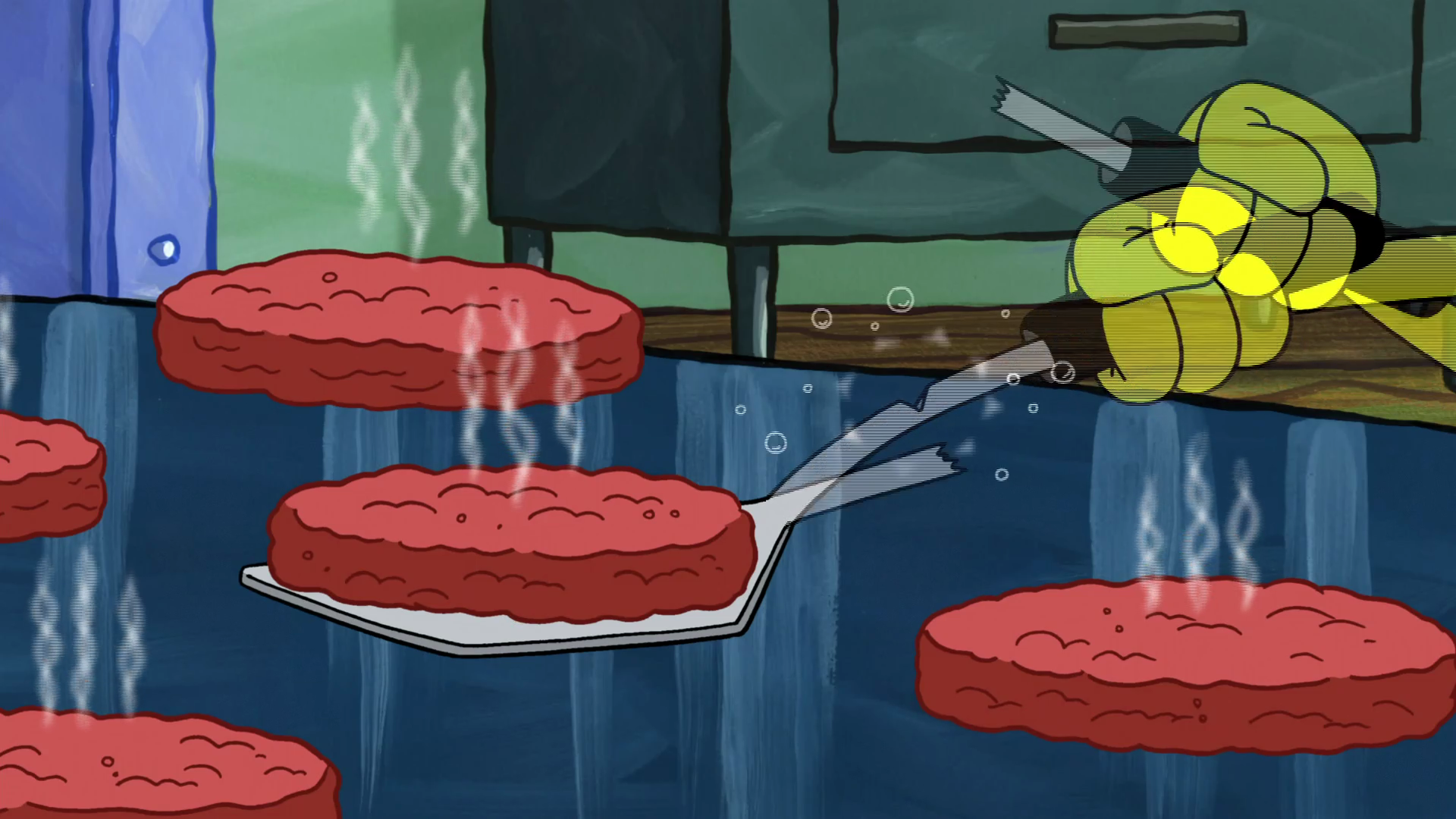 SpongeBuddy Mania - SpongeBob Episode - Evil Spatula