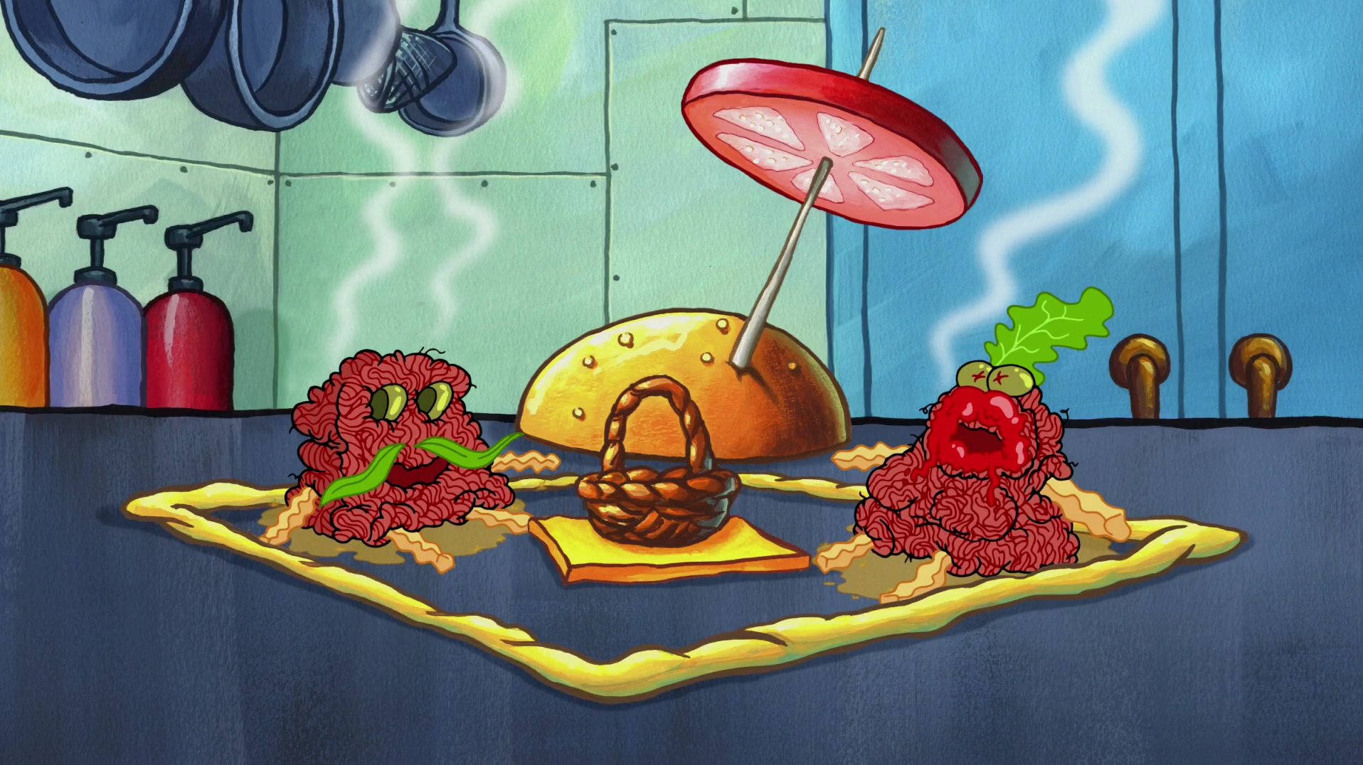 SpongeBuddy Mania - SpongeBob Episode - Company Picnic