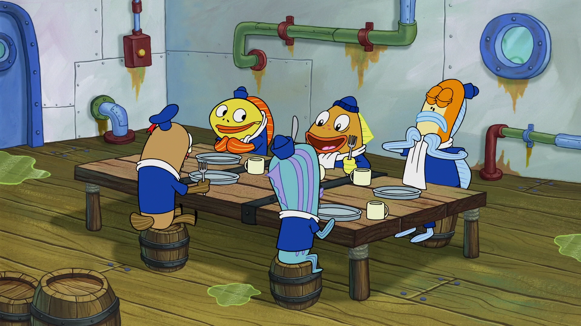 SpongeBuddy Mania - SpongeBob Episode - Pull Up A Barrel