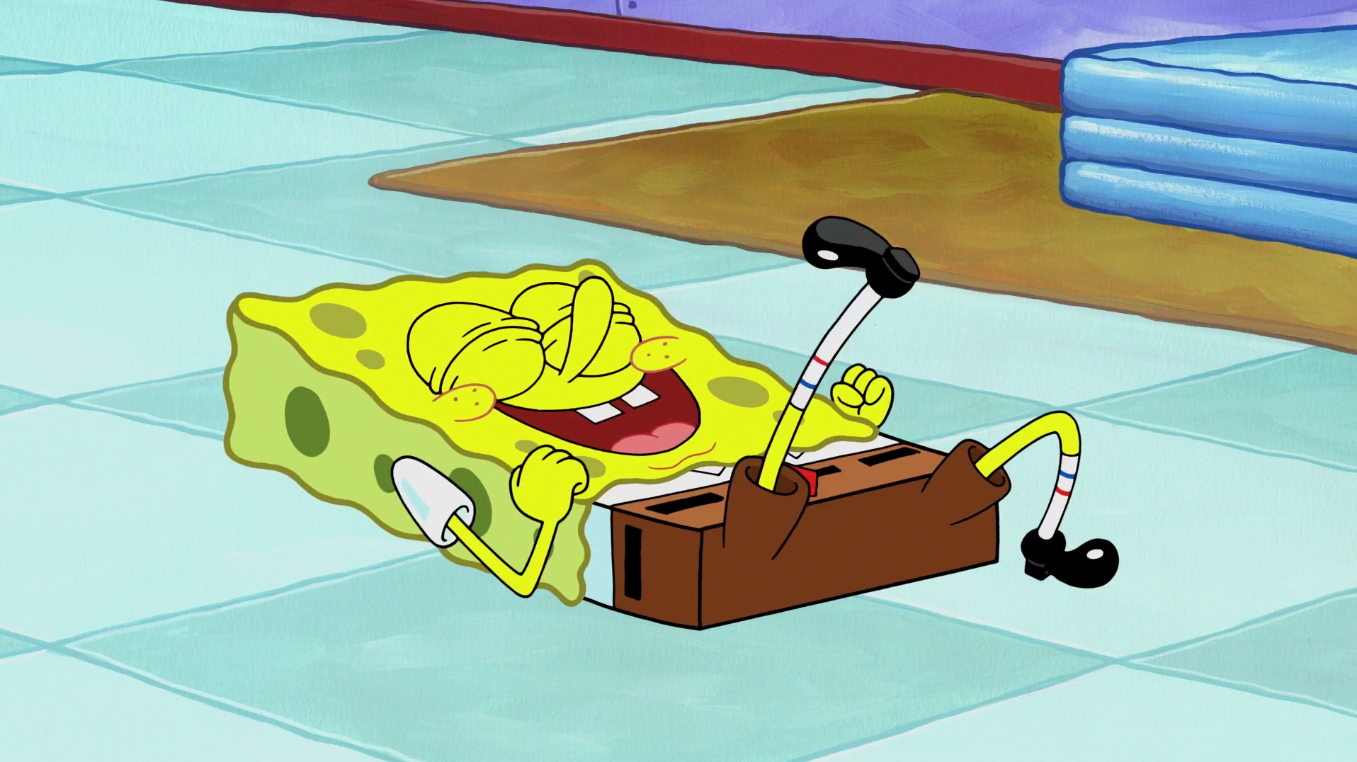 SpongeBuddy Mania - SpongeBob Episode - Larry's Gym