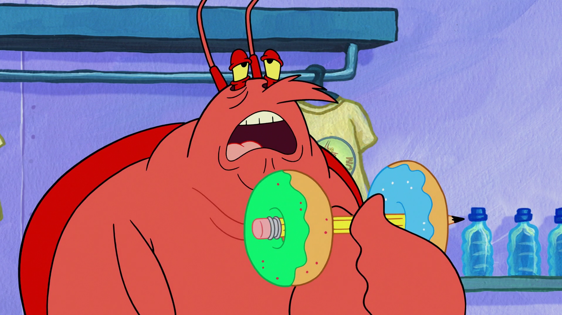 SpongeBuddy Mania - SpongeBob Episode - Larry's Gym