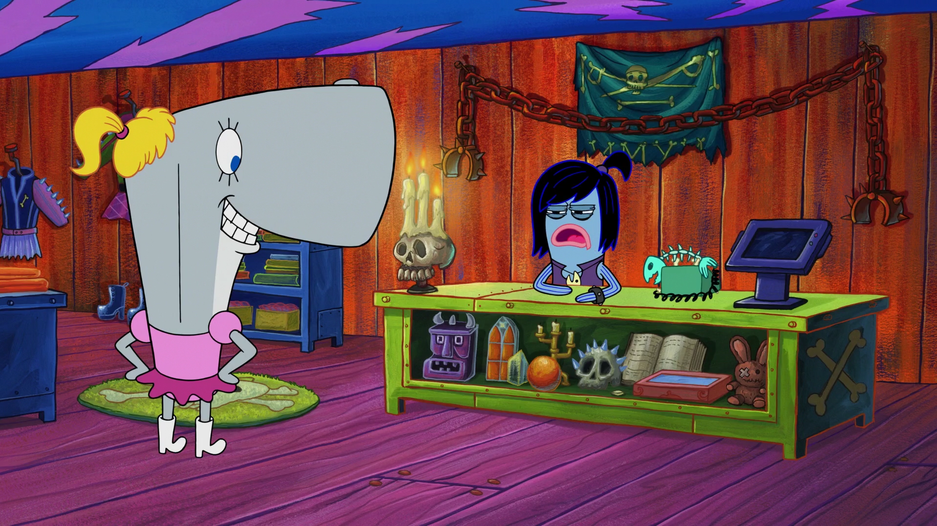 SpongeBuddy Mania - SpongeBob Episode - Mall Girl Pearl