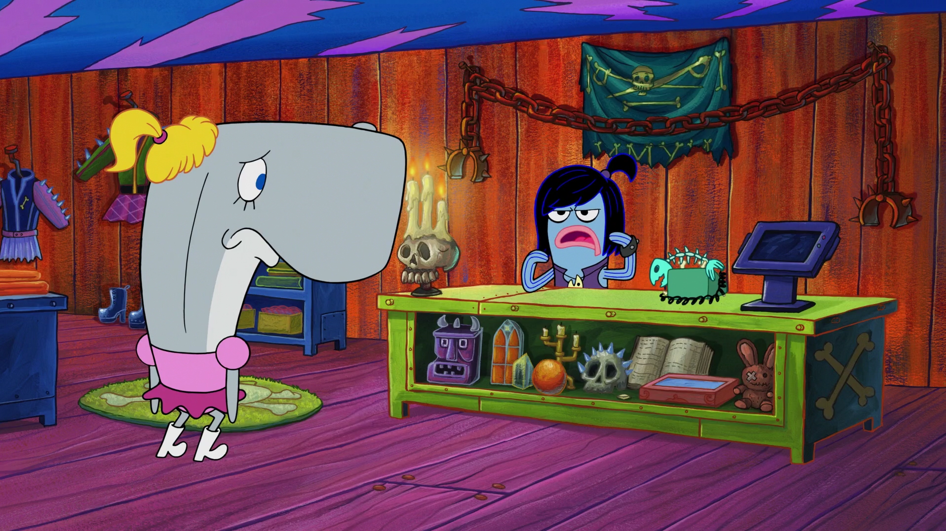 SpongeBuddy Mania - SpongeBob Episode - Mall Girl Pearl