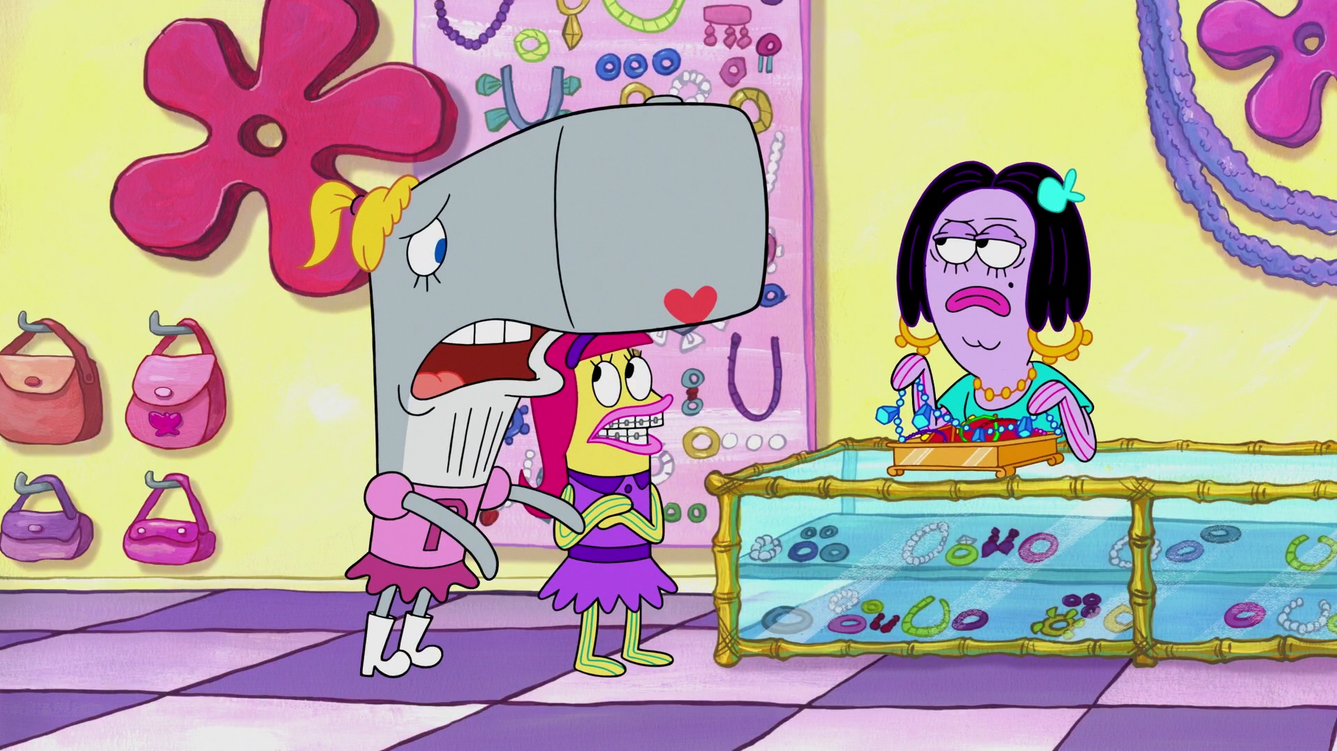 SpongeBuddy Mania - SpongeBob Episode - Mall Girl Pearl