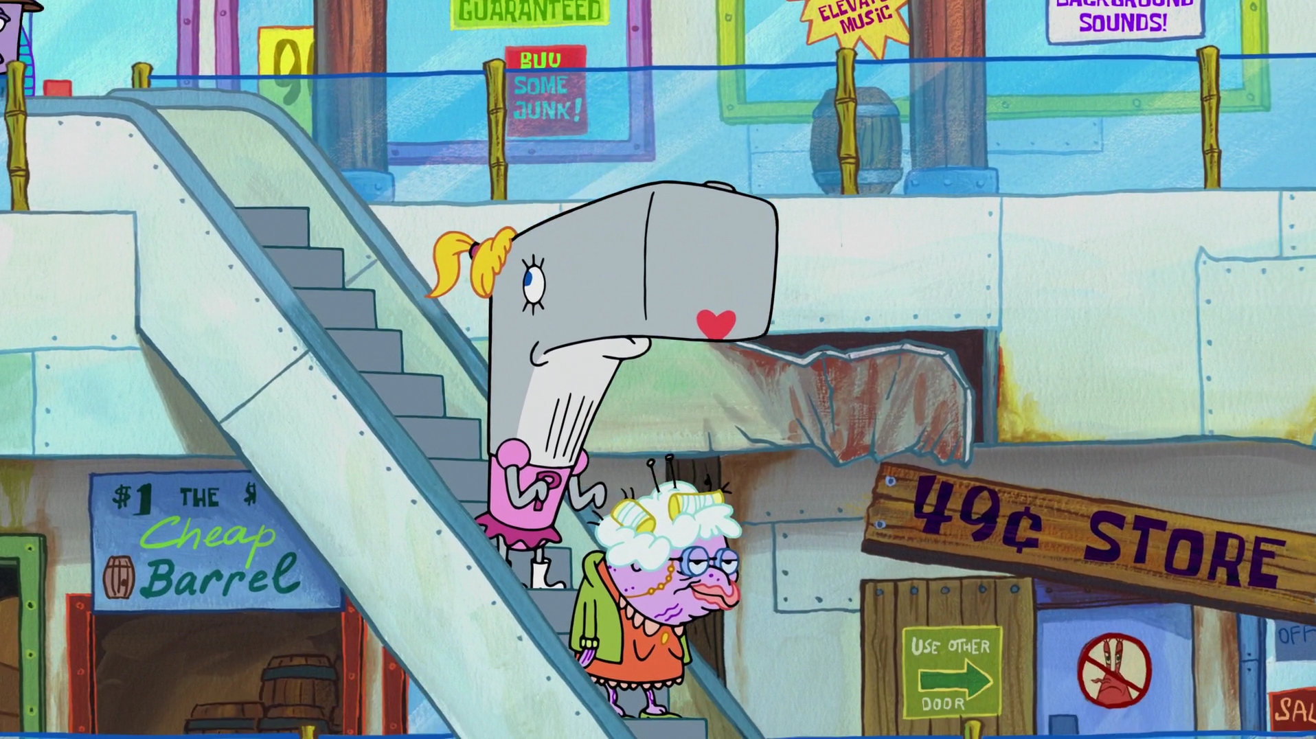 SpongeBuddy Mania - SpongeBob Episode - Mall Girl Pearl