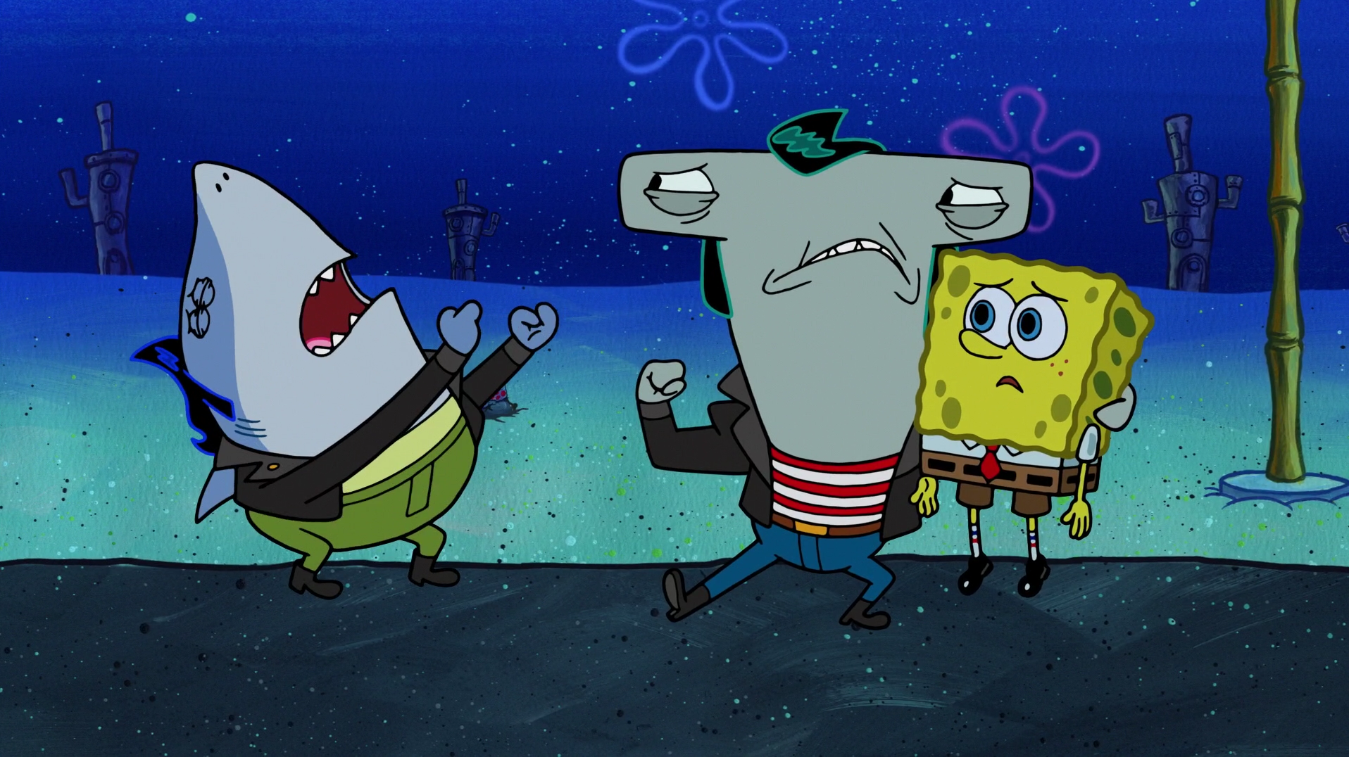 SpongeBuddy Mania - SpongeBob Episode - Sharks vs Pods