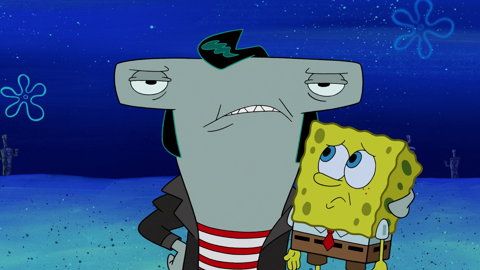 SpongeBuddy Mania - SpongeBob Episode - Sharks vs Pods