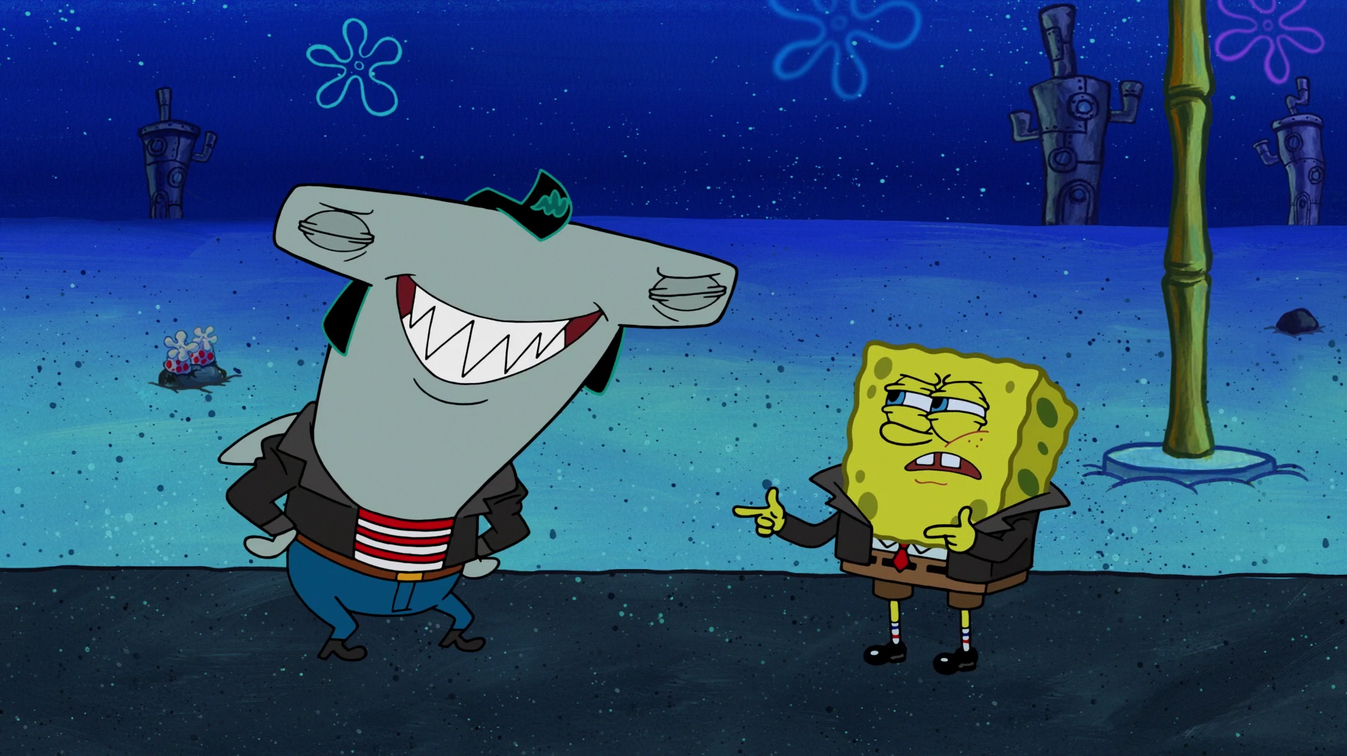 SpongeBuddy Mania - SpongeBob Episode - Sharks vs Pods