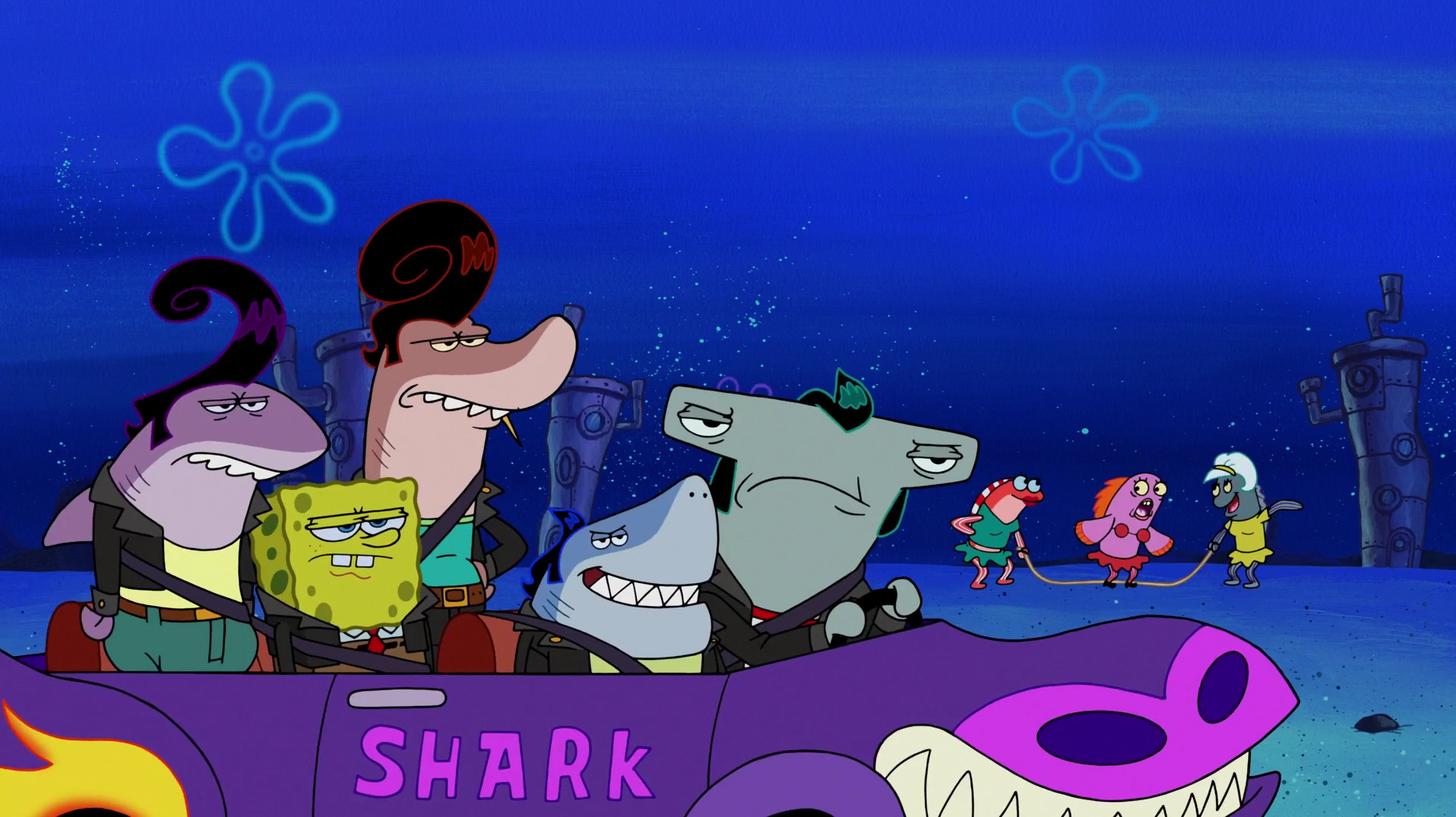 SpongeBuddy Mania - SpongeBob Episode - Sharks vs Pods