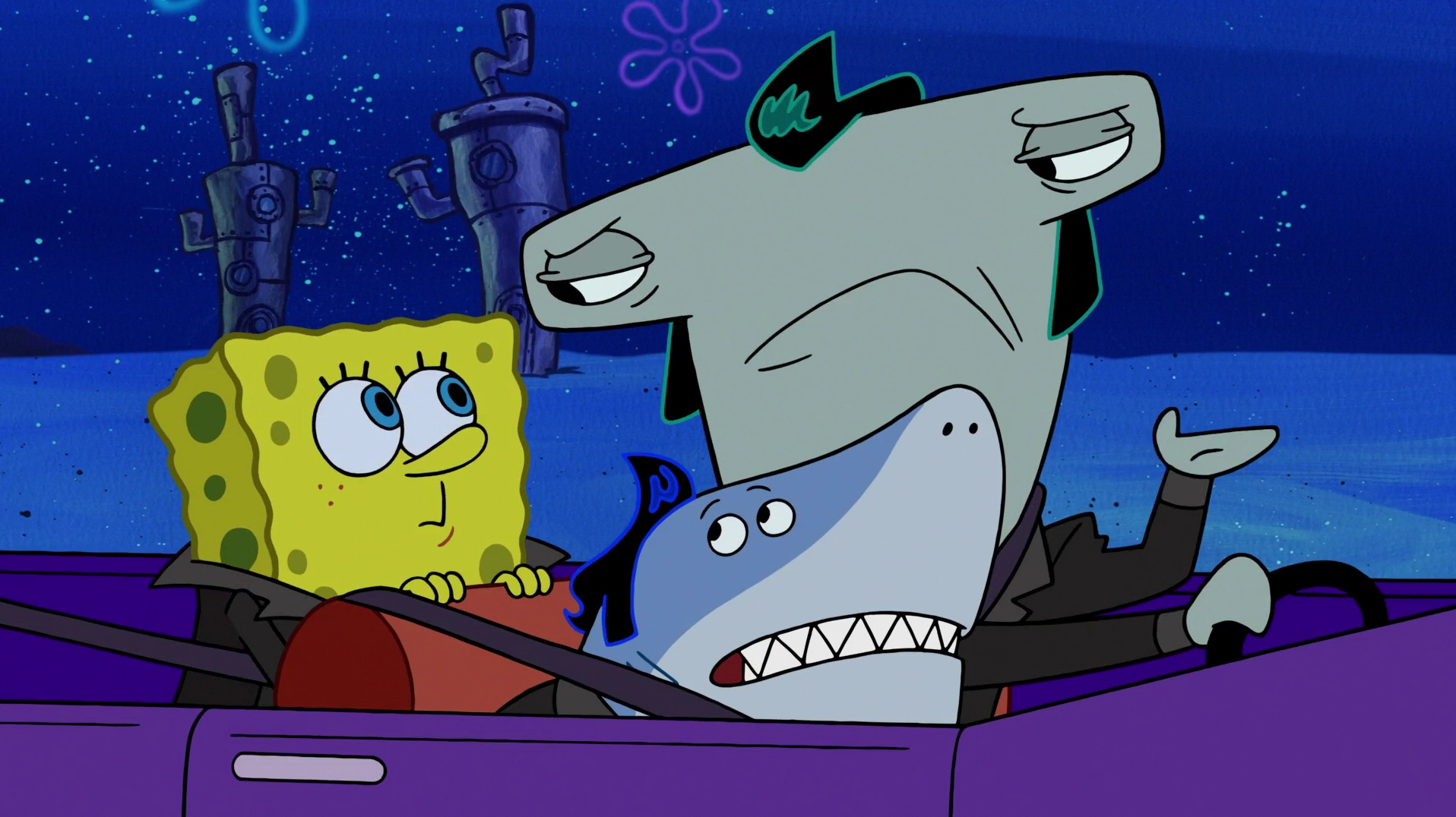 SpongeBuddy Mania - SpongeBob Episode - Sharks vs Pods