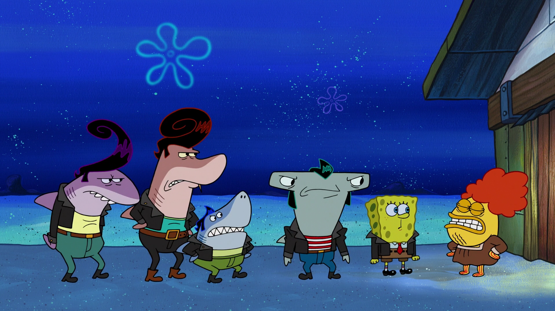 SpongeBuddy Mania - SpongeBob Episode - Sharks vs Pods