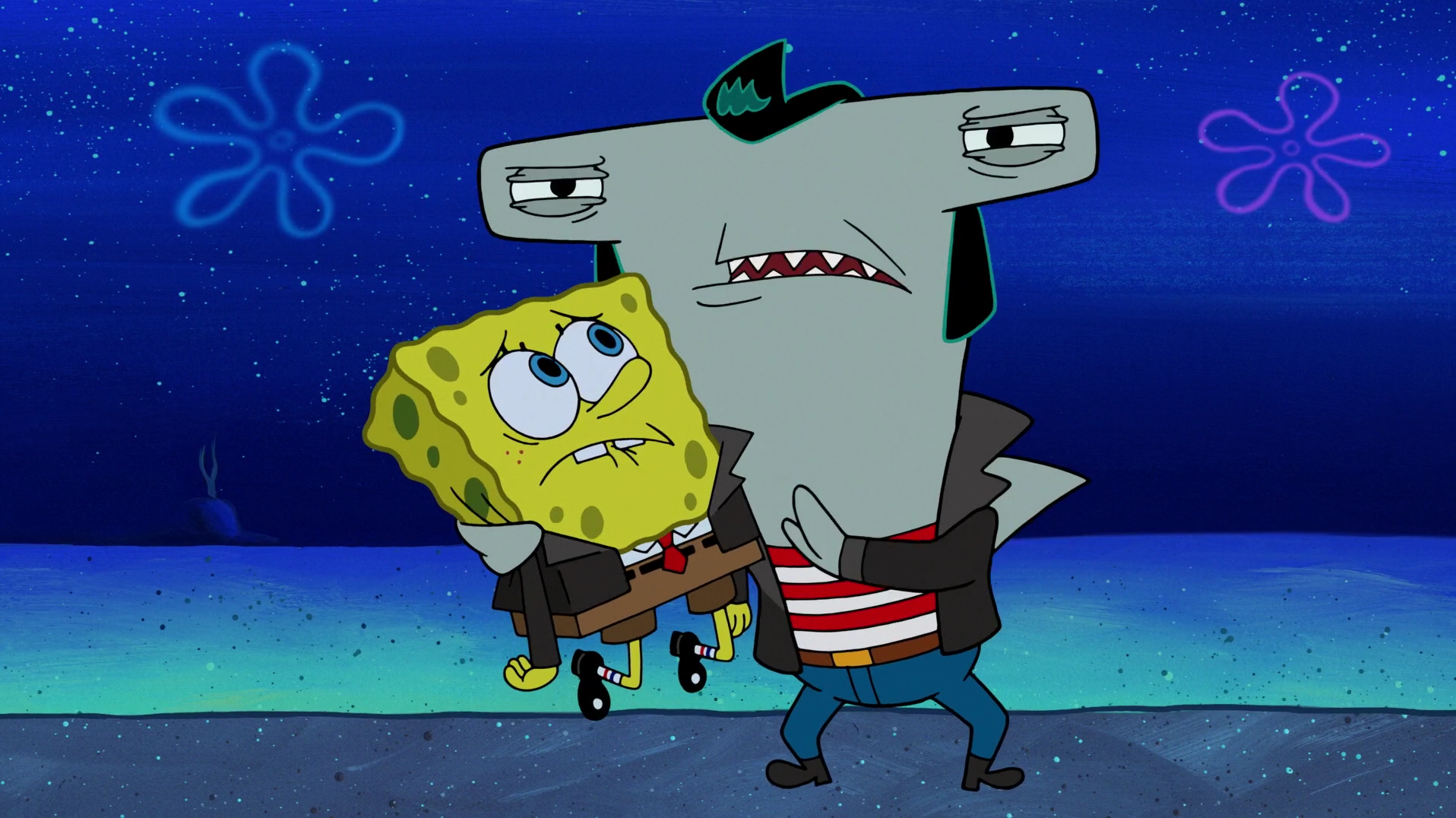 SpongeBuddy Mania - SpongeBob Episode - Sharks vs Pods