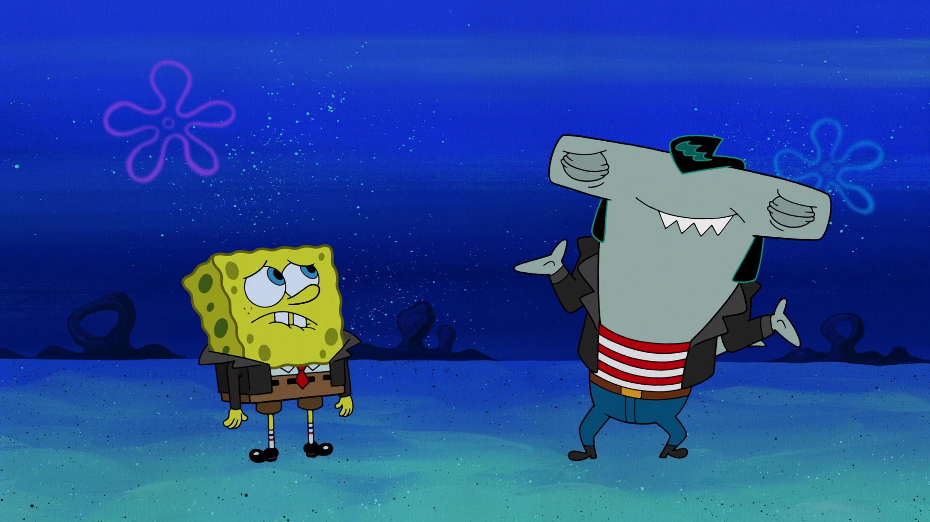 SpongeBuddy Mania - SpongeBob Episode - Sharks vs Pods