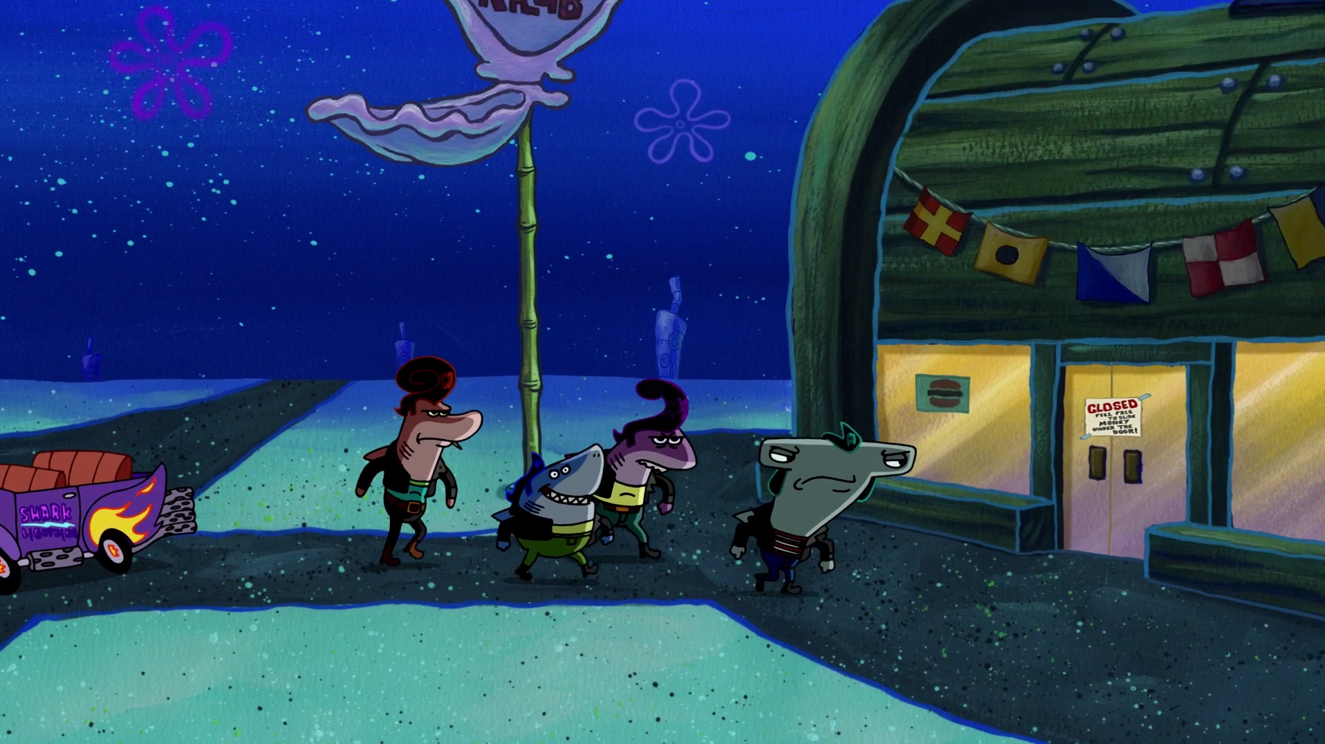 SpongeBuddy Mania - SpongeBob Episode - Sharks vs Pods