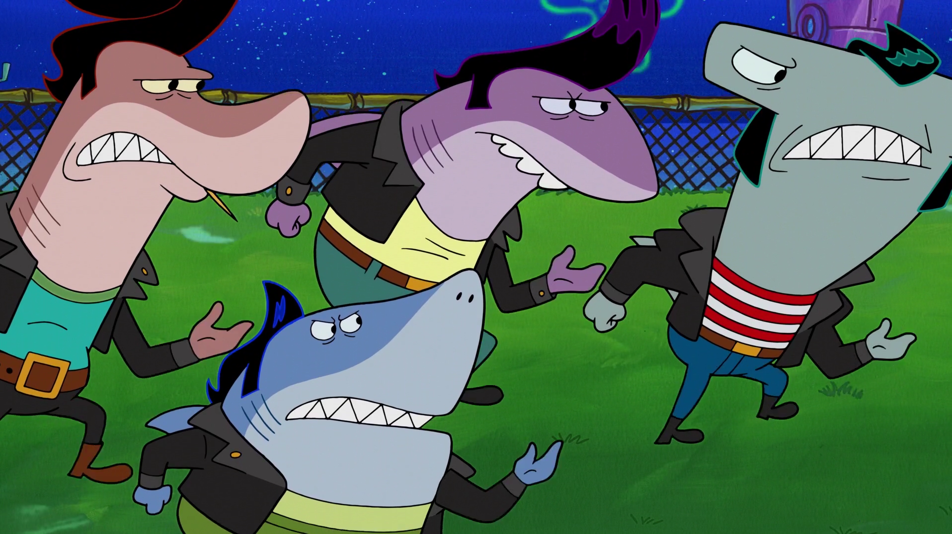 SpongeBuddy Mania - SpongeBob Episode - Sharks vs Pods