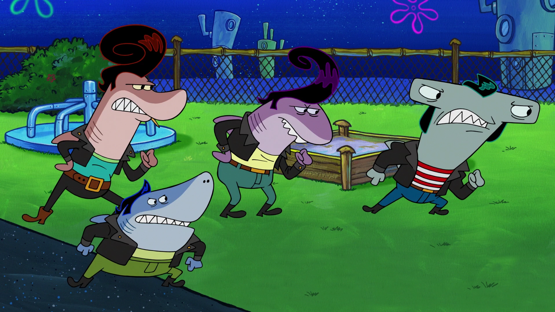 SpongeBuddy Mania - SpongeBob Episode - Sharks vs Pods