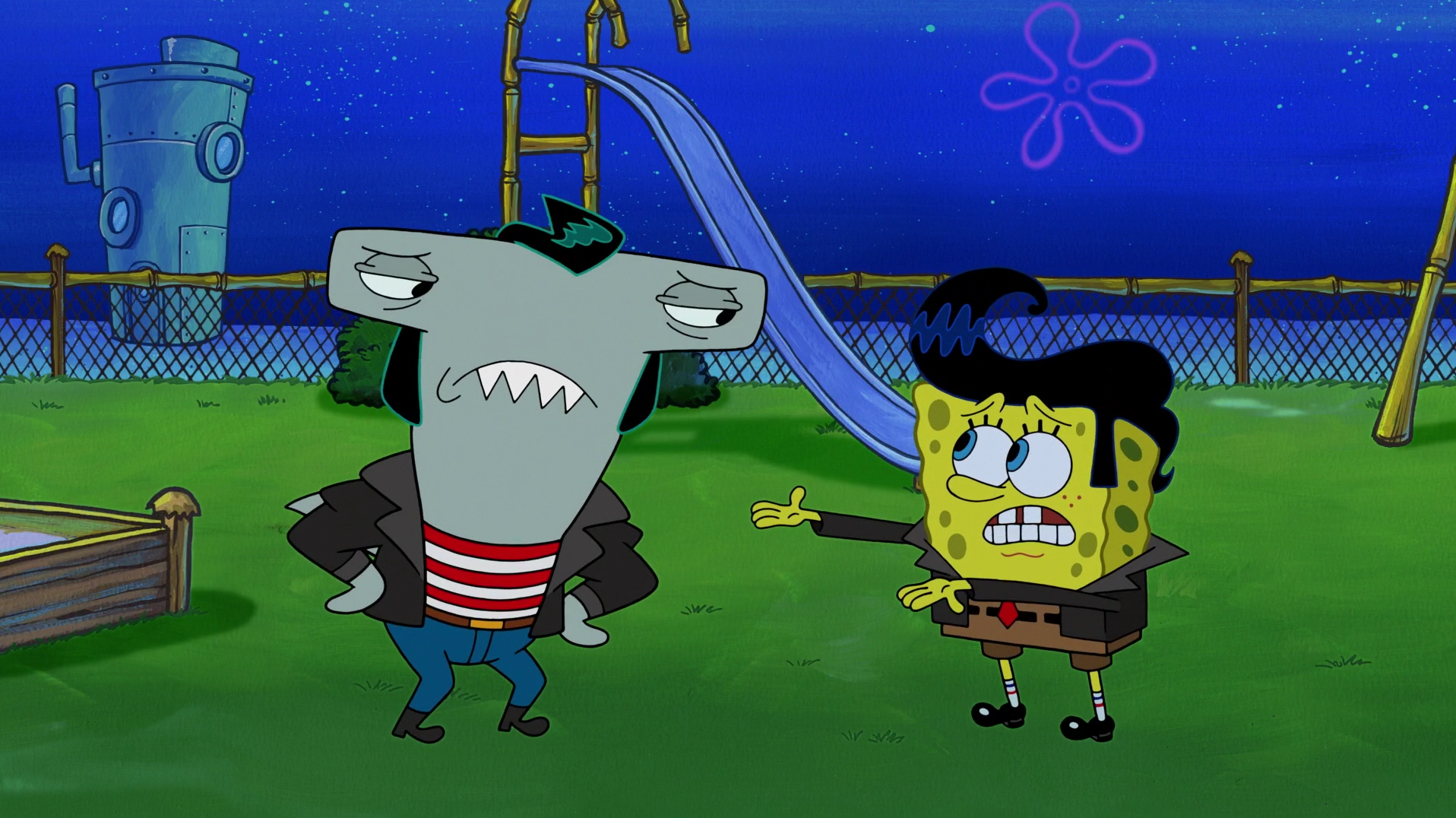 SpongeBuddy Mania - SpongeBob Episode - Sharks vs Pods