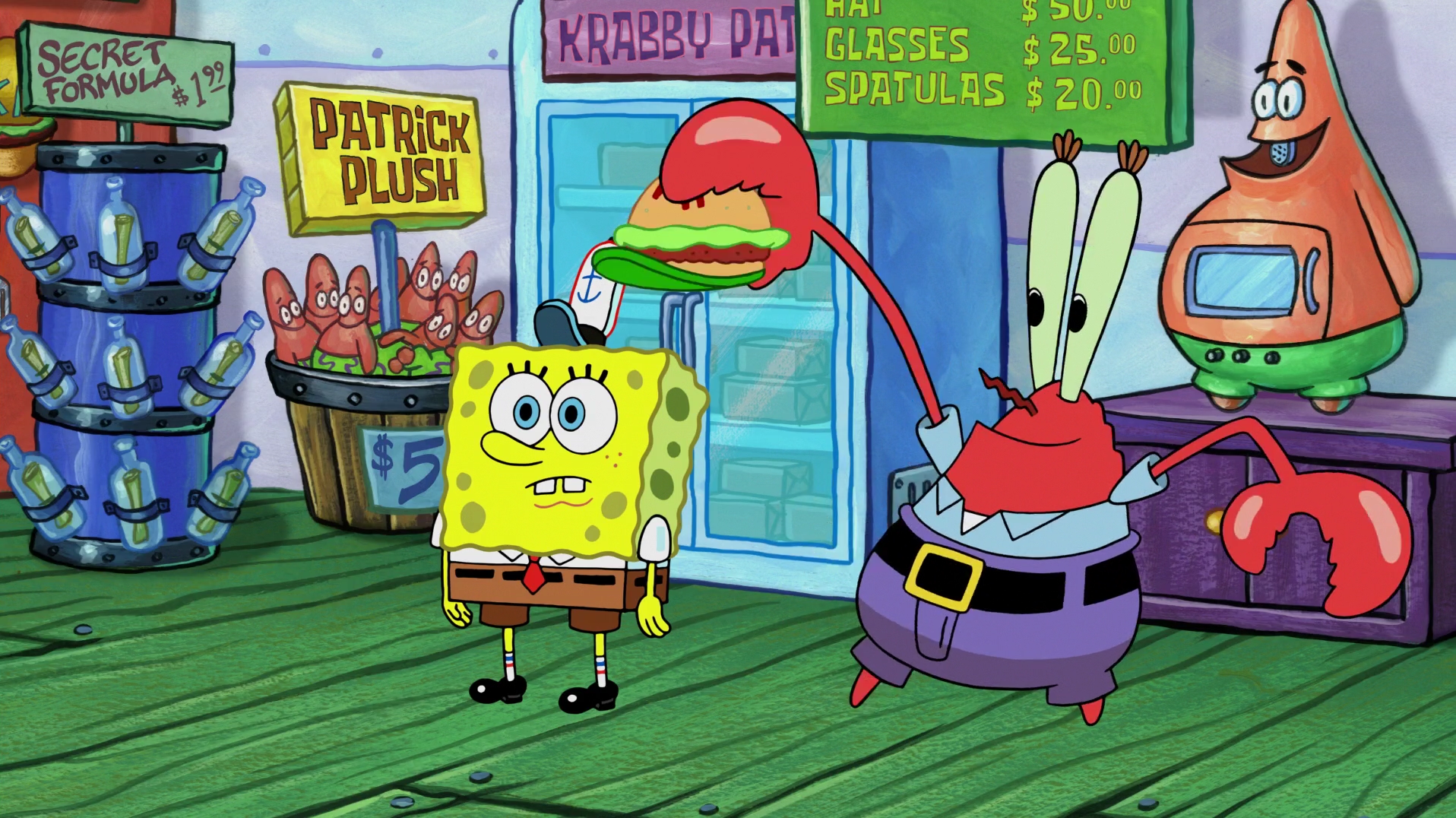 SpongeBuddy Mania - SpongeBob Episode - Goodbye, Krabby Patty?