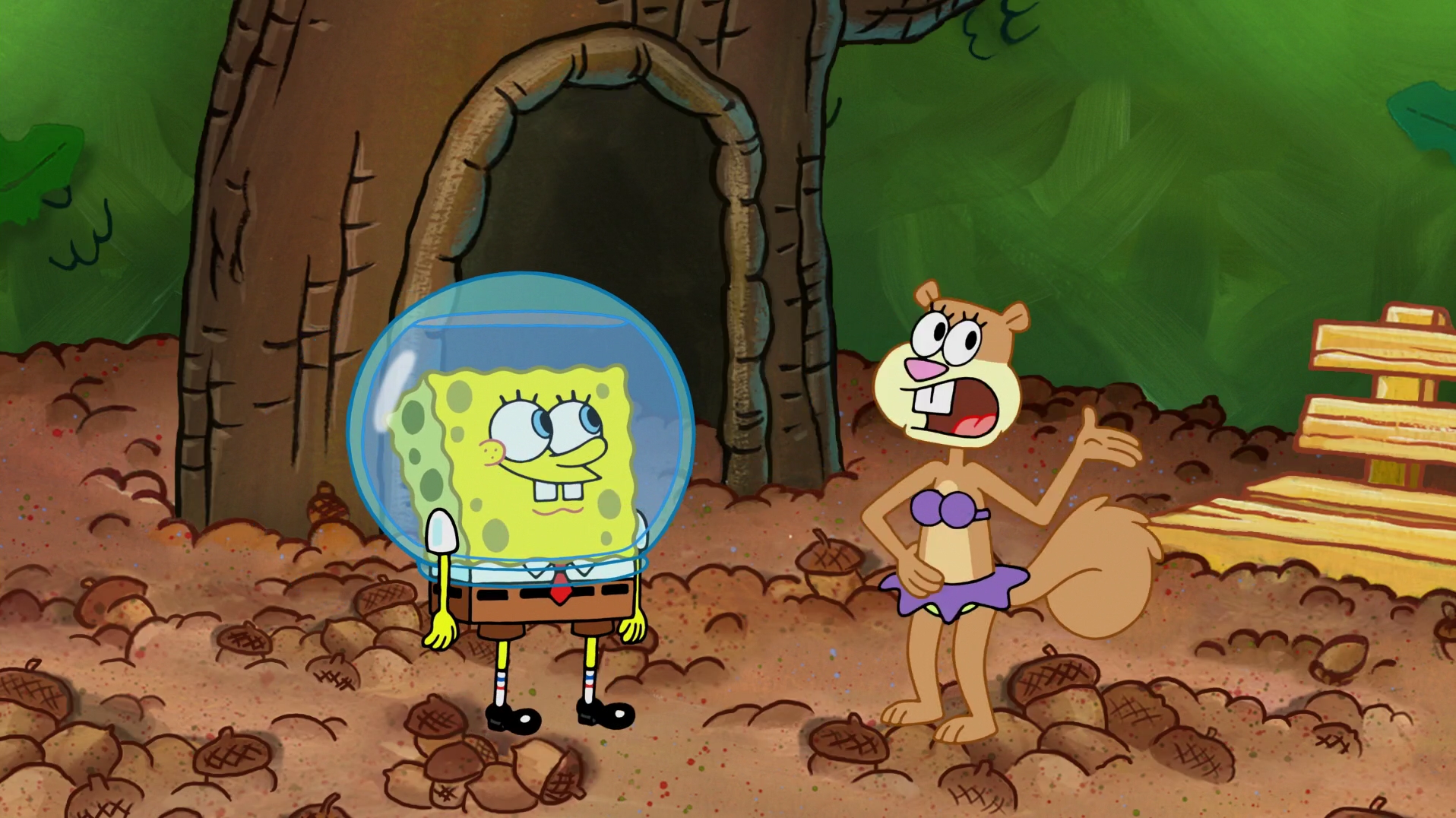 SpongeBuddy Mania - SpongeBob Episode - Sandy's Nutmare