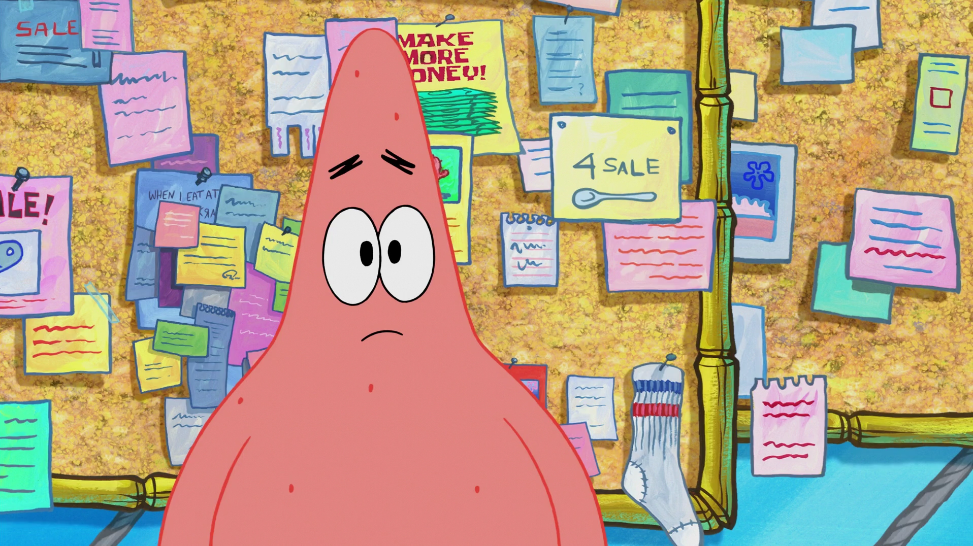 SpongeBuddy Mania - SpongeBob Episode - Bulletin Board